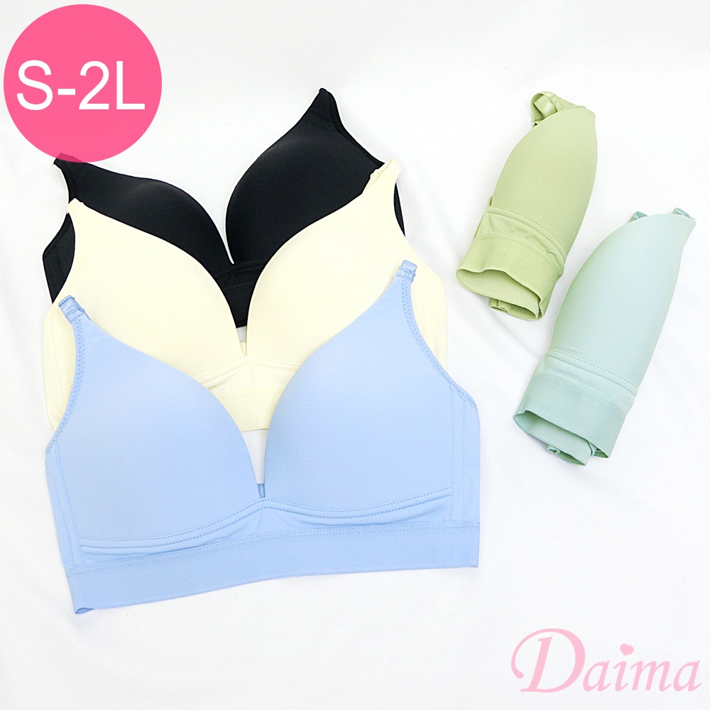 Daima黛瑪 台灣製/MIT無鋼圈S-2XL奈米涼爽纖維內衣-五色可選T2871 | 蝦皮購物