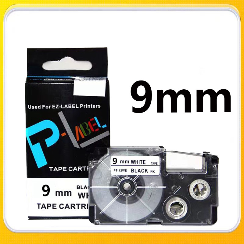 Casio 相容標籤帶 9mm KL-170 KL-P350W KL-G2TC KL-BT1 KL-170 KL-750 | 蝦皮購物