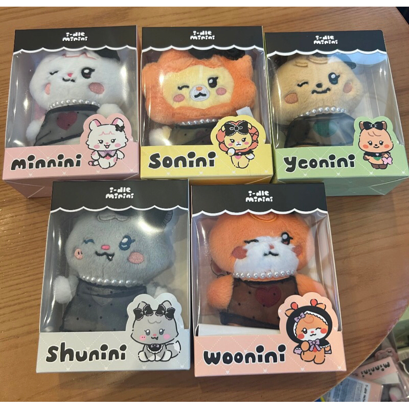 現貨👸🏼i-dle快閃娃娃 minini PLUSH 官方正版 內含小卡 未拆盒娃 line friends | 蝦皮購物
