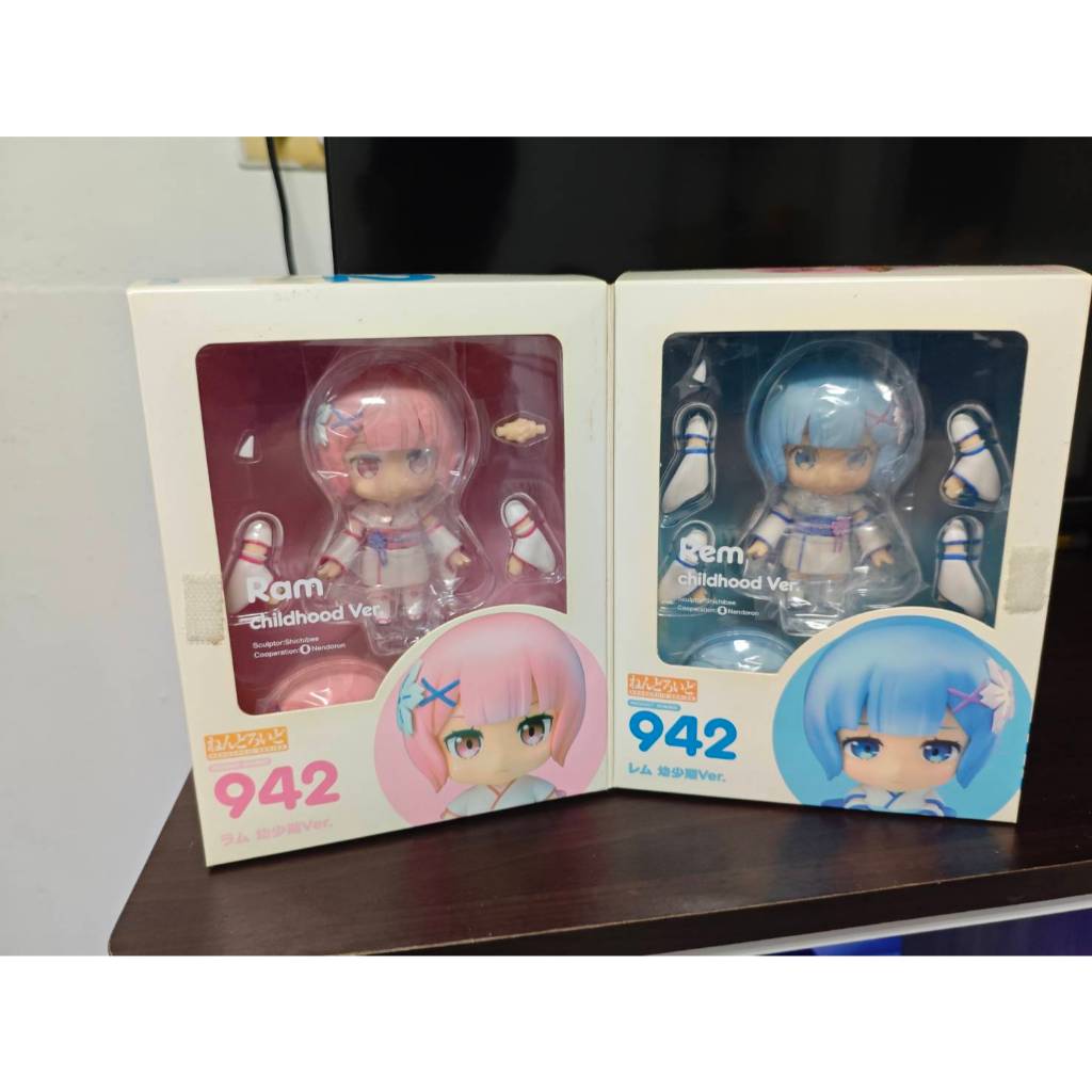 全新 黏土人 雷姆 拉姆 幼少期 黏土人942 Re:從零開始的異世界生活 | 蝦皮購物