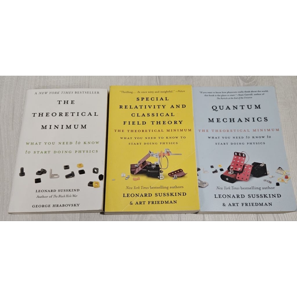 The Theoretical Minimum 1~3 (Quantum Mechanics、Relativity ) | 蝦皮購物