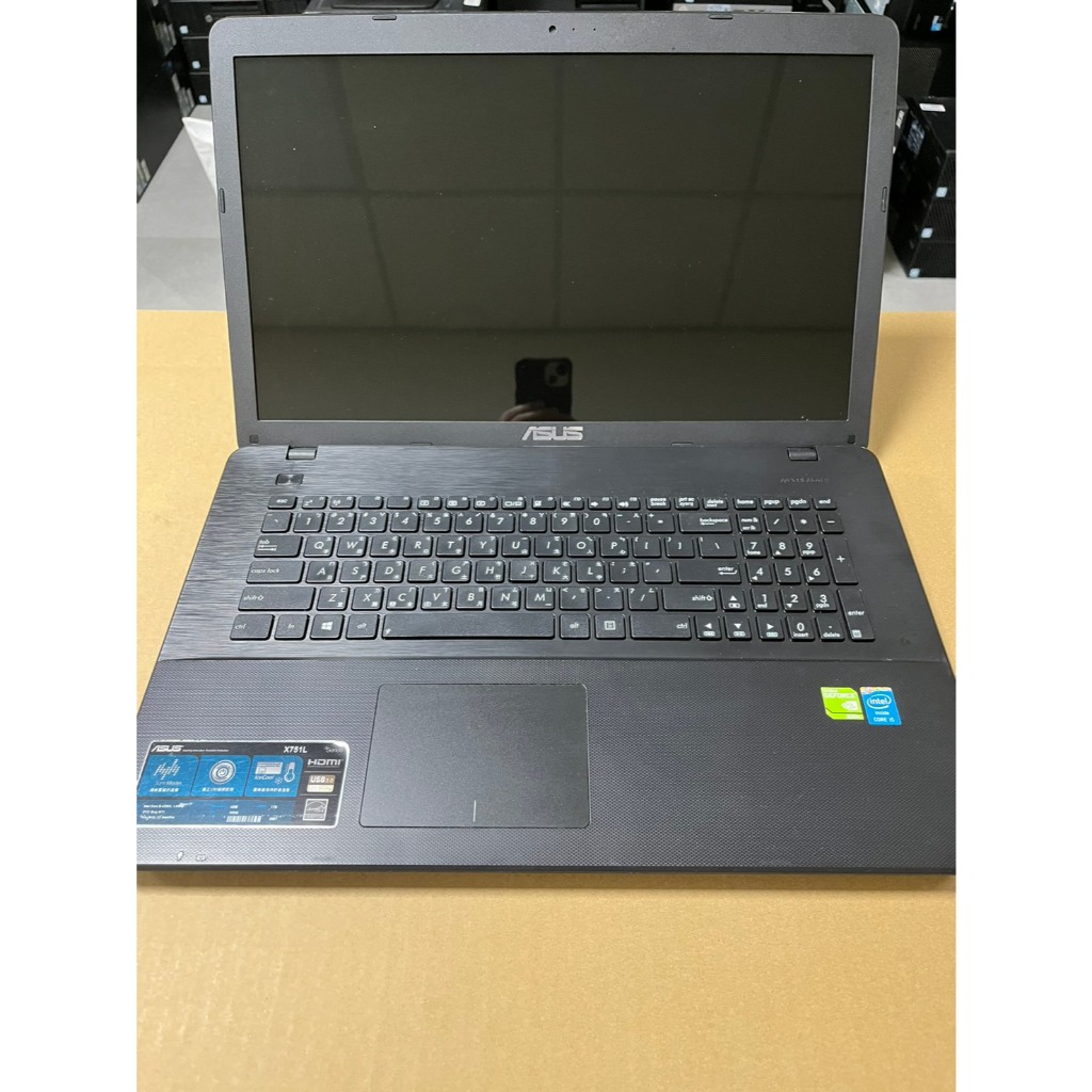 含稅 ASUS X751L (I5-4200U/8G/256SSD) 17吋 筆記型電腦 電池已換新 | 蝦皮購物