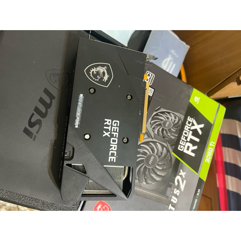 保固內微星 MSI GeForce RTX3060ti Ventus 2X 8G 顯示卡有原盒 | 蝦皮購物
