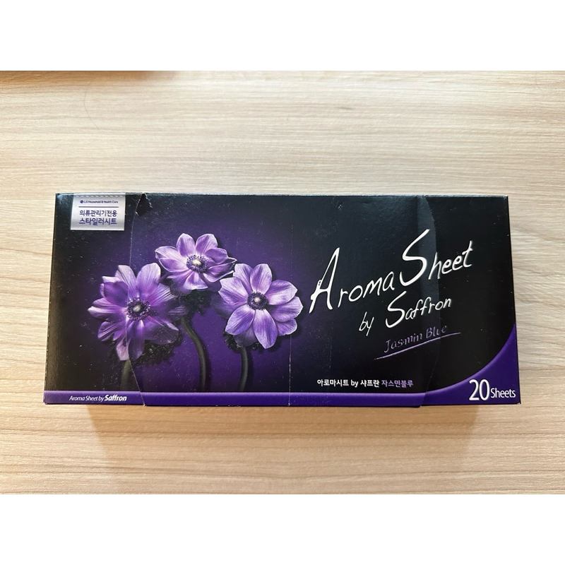 Lg Styler Aroma Sheet 電子衣櫥香氛紙 茉莉藍 1盒 | 蝦皮購物