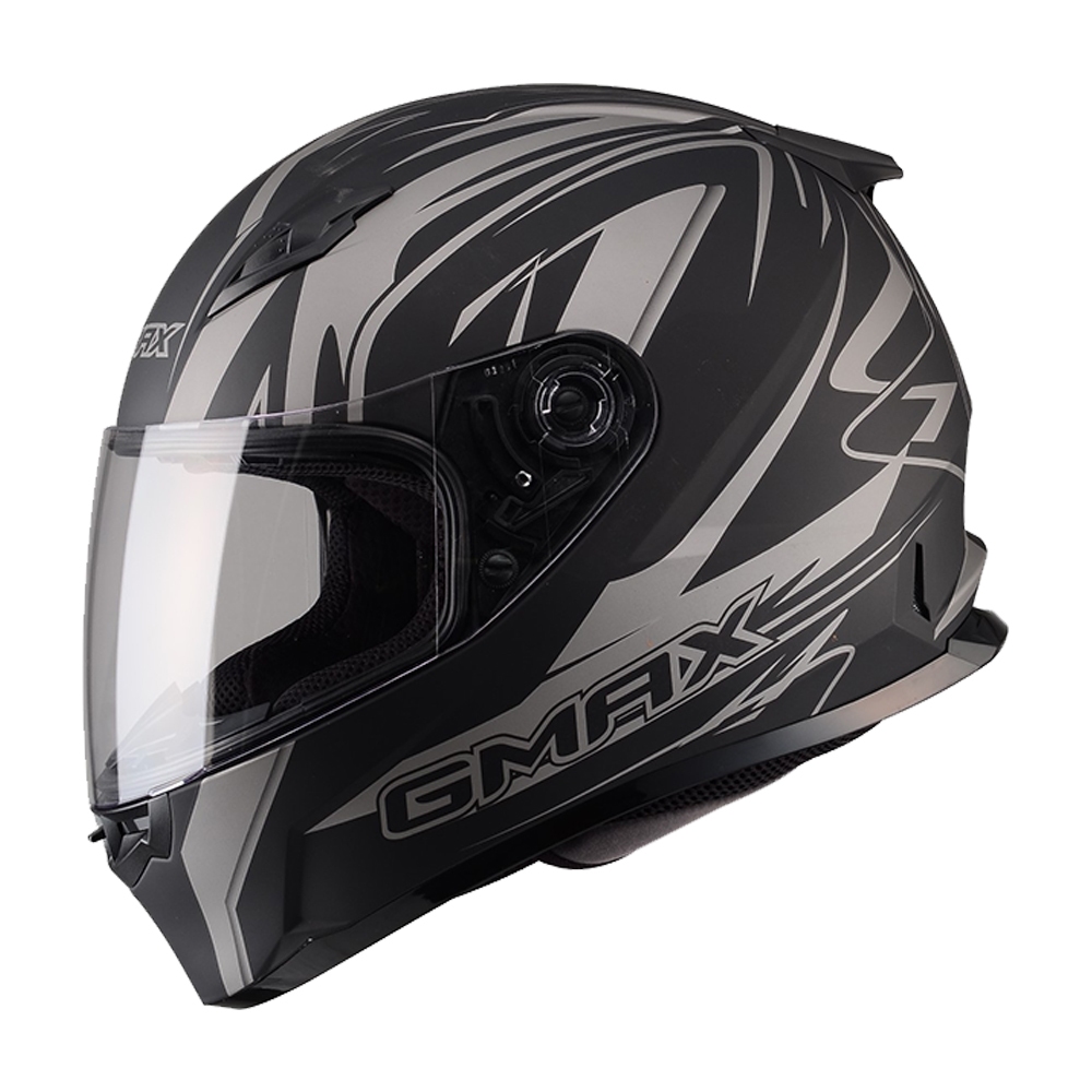 【SOL】FF-49 DERK-消光黑銀｜FF49｜GMAX｜全罩｜快拆式鏡片｜可拆式小鼻罩｜安全帽｜SJ騎士館 | 蝦皮購物