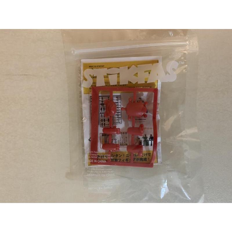 經典絕版 素體 超可動STIKFAS史迪克 小熊 紅色模型 (非樂高積木) | 蝦皮購物