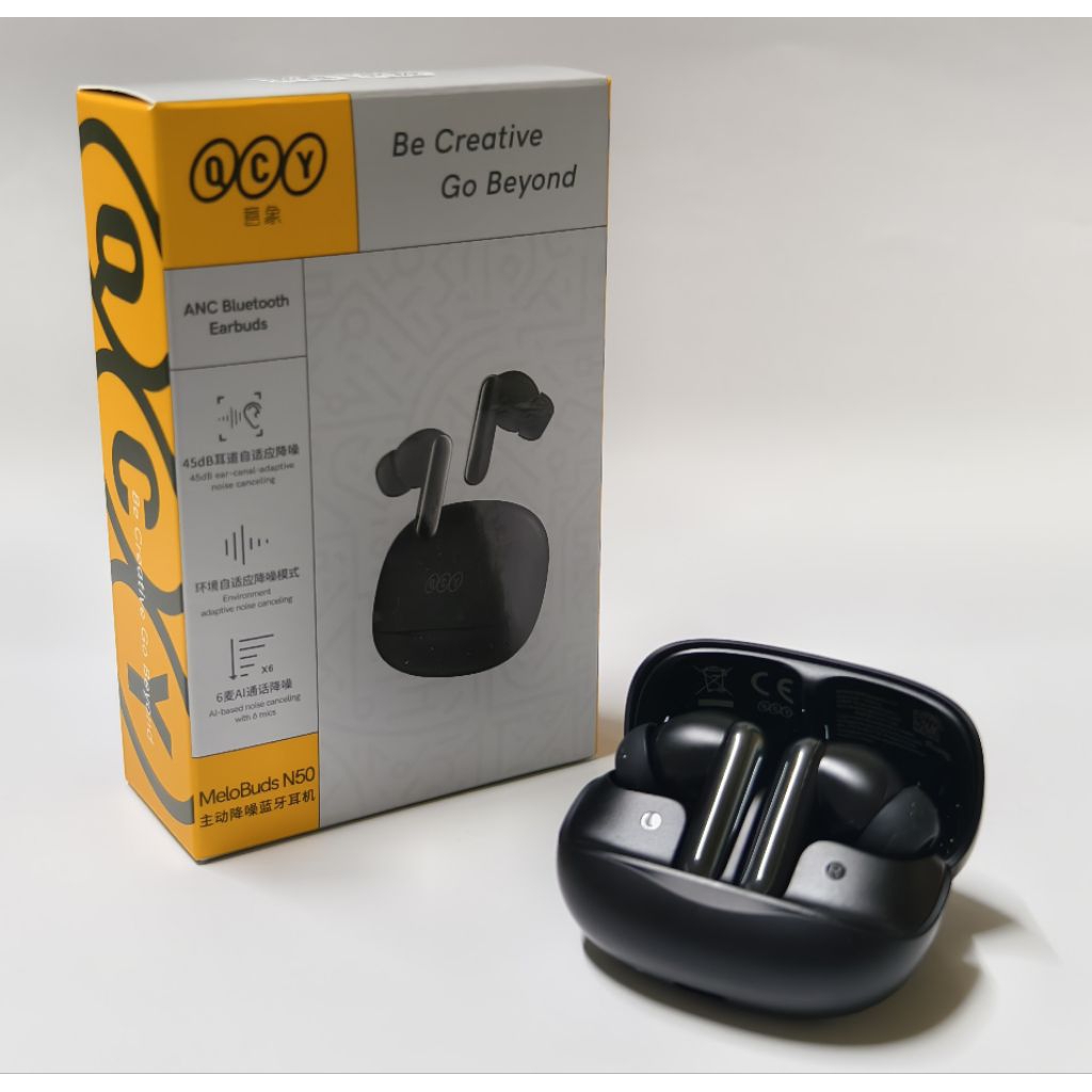 QCY MeloBuds N50(HT12)主動式降噪藍牙耳機（近全新） | 蝦皮購物