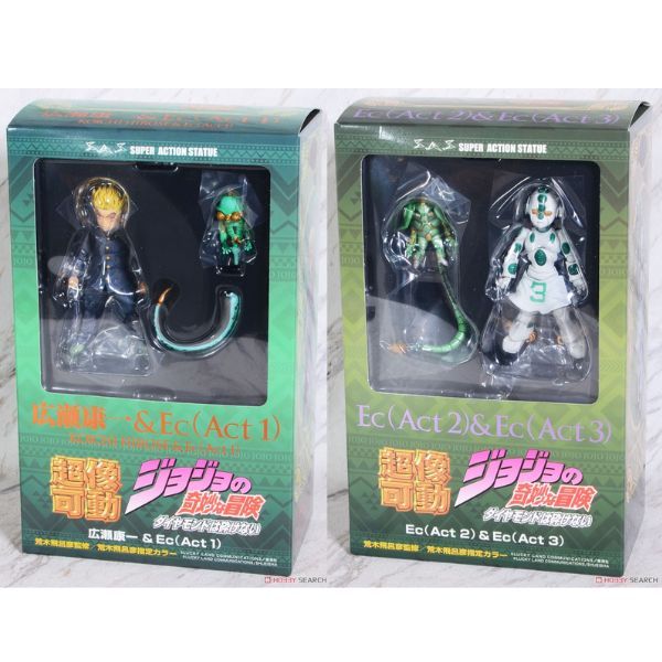 MEDICOS 超像可動 JOJO 不滅鑽石 廣瀨康一 & Ec Act1+Ec Act2 & Ec Act3 東海模型 | 蝦皮購物