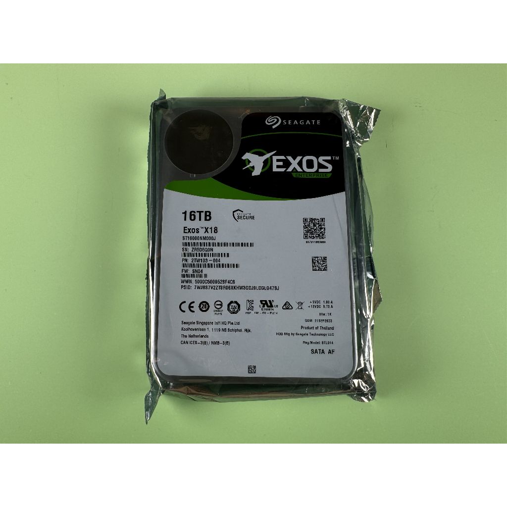 【限時免運費，台北24H出貨】Seagate 16TB 【Exos X18】3.5吋 NAS硬碟 / 企業級硬碟 | 蝦皮購物