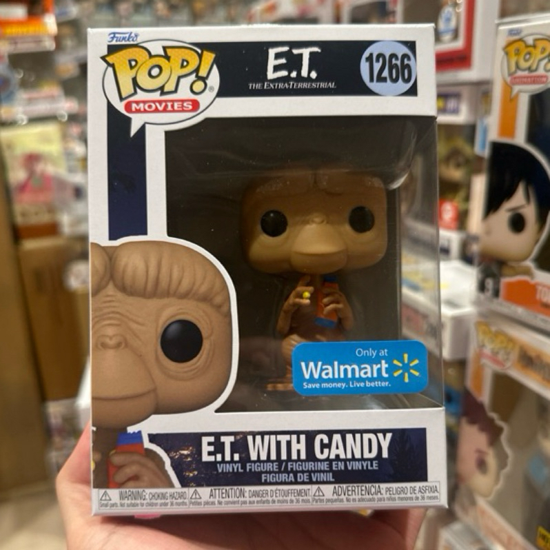 -傑卡玩具- 《美國正版現貨》Funko pop 1266 外星人 ET Walmart限定貼 #公仔 | 蝦皮購物