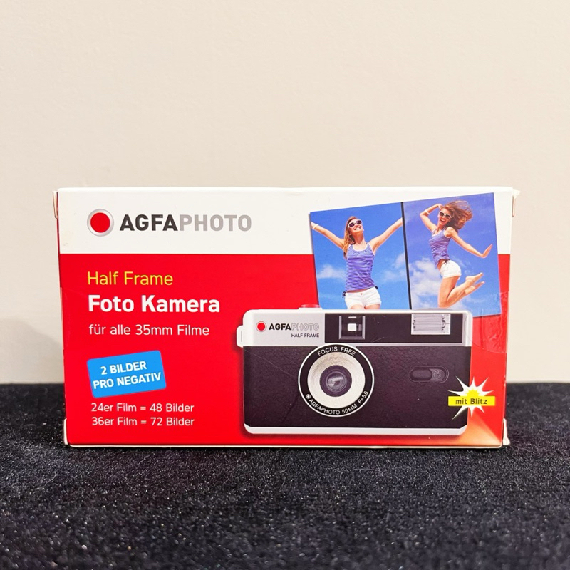 [135底片相機][全新]愛克發 AGFA PHOTO Half Frame Camera 半格 底片相機 內建閃光燈。 | 蝦皮購物