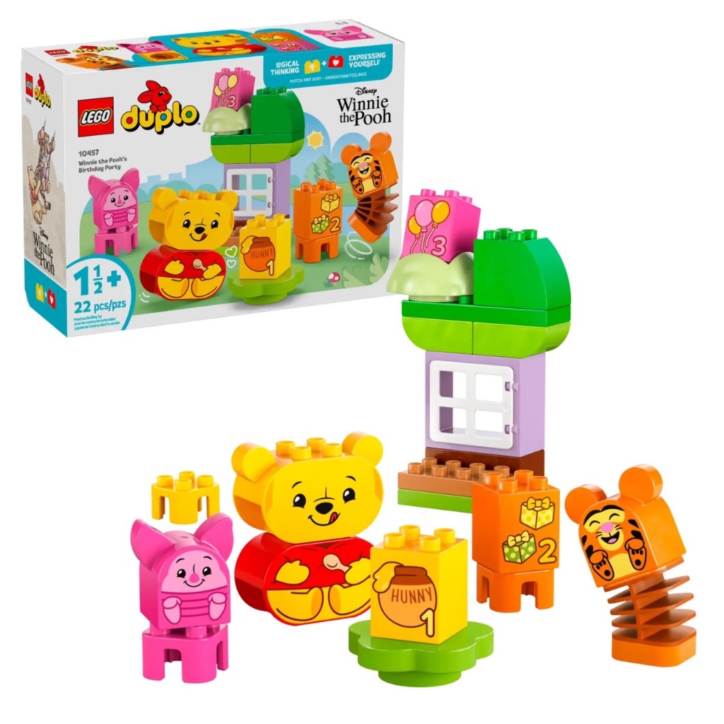 LEGO 10457 小熊維尼的生日派對 Winnie 樂高® Duplo【必買站】樂高盒組 | 蝦皮購物