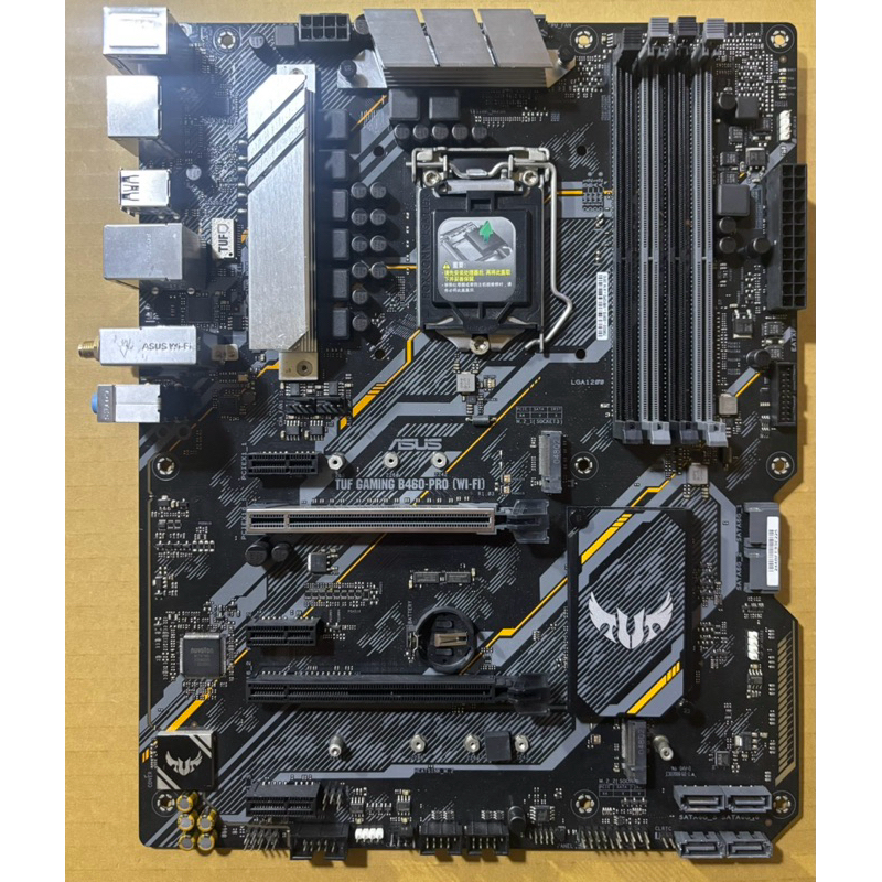 華碩主機板TUF GAMING B460-PRO(WIFI)支援Intel® Core 10代1200位CPU 二手良品 | 蝦皮購物