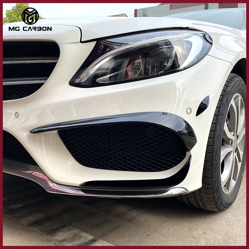 賓士W205 2015-2018 C180 C200 C260 C43 AMG前風刀改裝 | 蝦皮購物