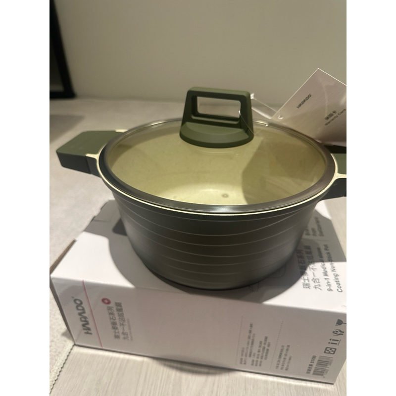 全新 HAPADO瑞士麥飯石系列 九合一不沾炫風鍋 4.4L (HAP-2512) 不沾鍋 火鍋 鍋子 湯鍋 | 蝦皮購物