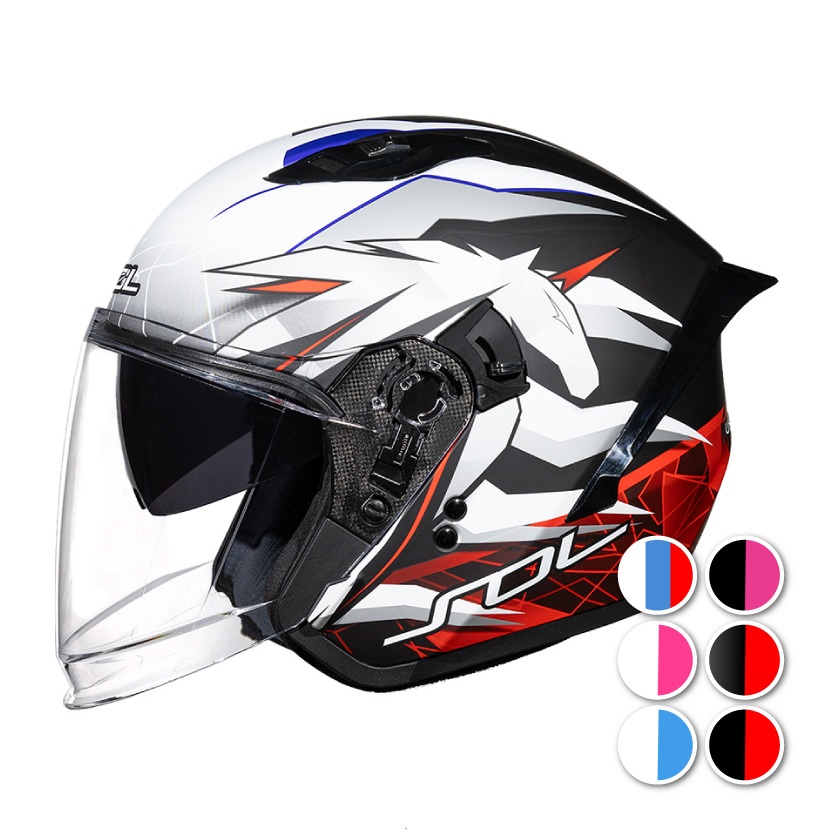 [安信騎士] SOL SO-11P 彩繪 獨角獸 半罩式安全帽 標準款 送好禮 雙D扣 大鏡片 通勤帽 SO11P | 蝦皮購物