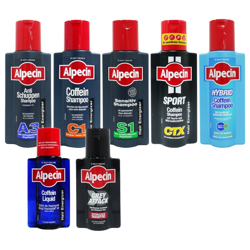 【53小舖】ALPECIN 咖啡因洗髮露 C1 S1 CTX A3 雙動力 灰白髮 頭髮液 現貨熱賣供應中 | 蝦皮購物