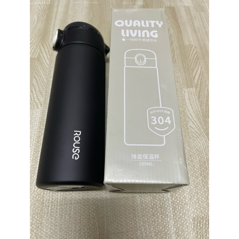 霧面黑304保溫瓶380ml全新 | 蝦皮購物