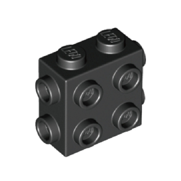 COOLPON｜這是樂高®LEGO®的正版零件 1x2x1 2/3 側面和末端螺柱 67329 6308883 黑色 | 蝦皮購物