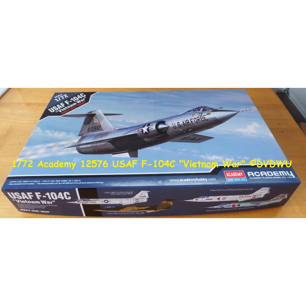 (斑貓模型) 1/72 Academy 12576 F-104C 星式戰鬥機 4合1 (全新現貨) | 蝦皮購物