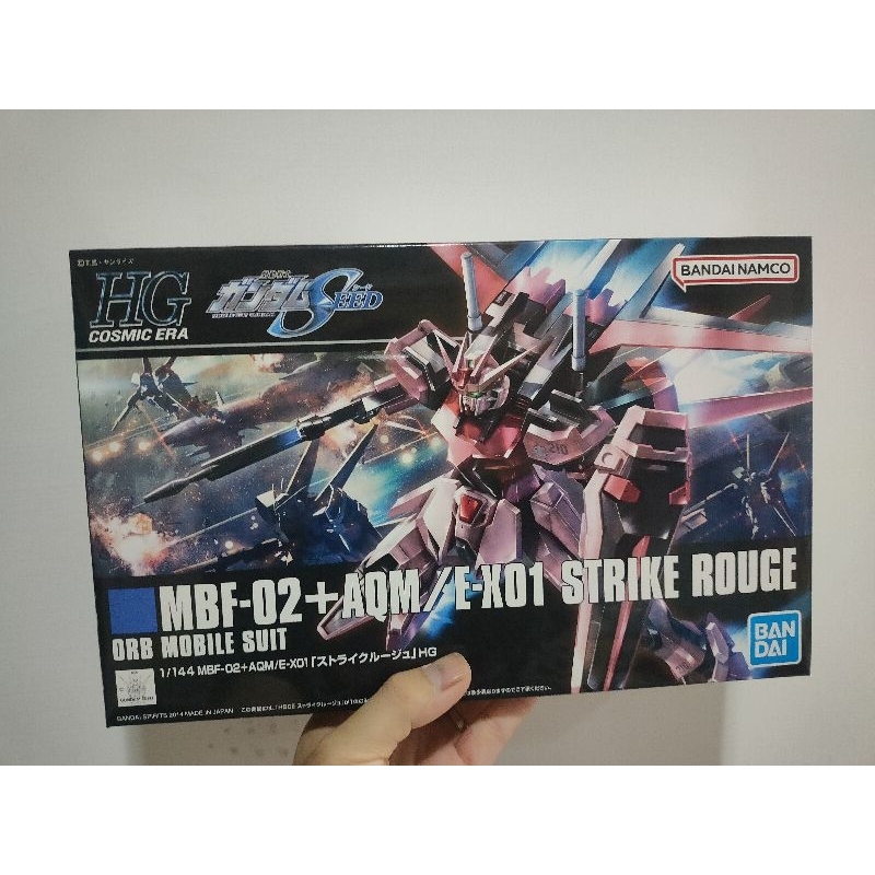 全新萬代鋼彈SEED HGCE 1/144 #176 STRIKE ROUGE 嫣紅攻擊鋼彈 MBF-02+AQM 新生 | 蝦皮購物