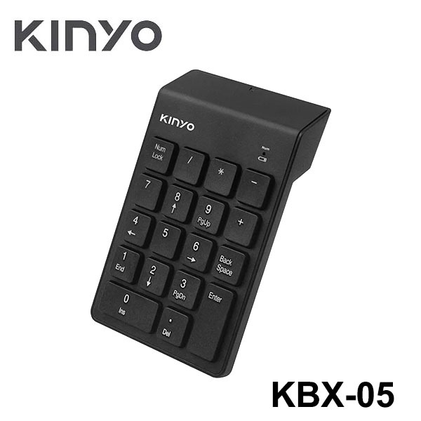 【MR3C】含稅附發票 KINYO 金葉 KBX-05 2.4GHz 無線數字鍵盤 | 蝦皮購物