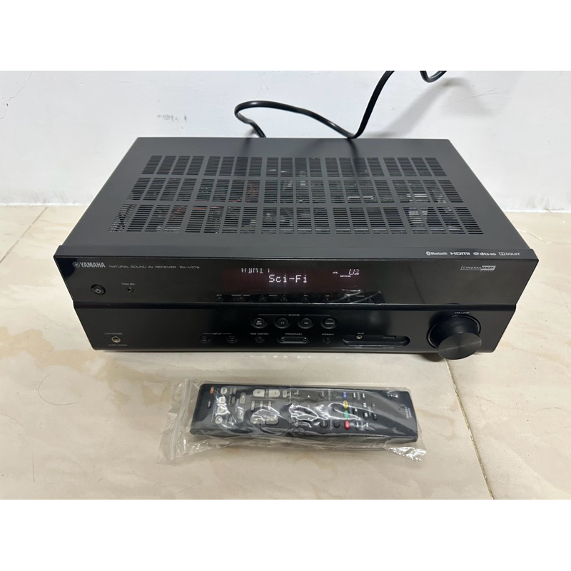 品項極新~YAMAHA RX V379 收音劇院 5.1環繞擴大機 4K 藍芽 全機內外乾淨/有全新遙控器 | 蝦皮購物