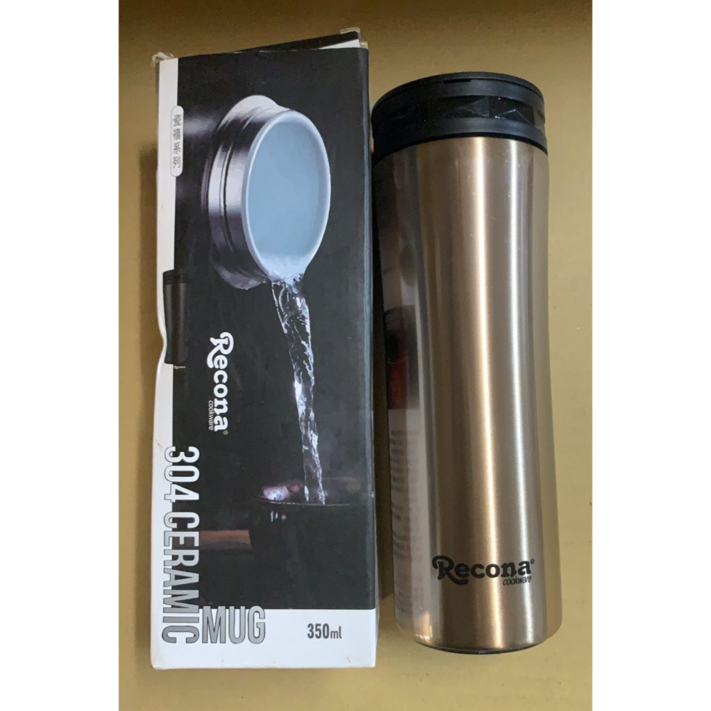『全新品免運』NO.104 Recona 瓷禧不鏽鋼真空骨瓷汽車杯 牛奶/碳酸飲料/咖啡 保溫瓶冷水壺保溫杯 350ml | 蝦皮購物