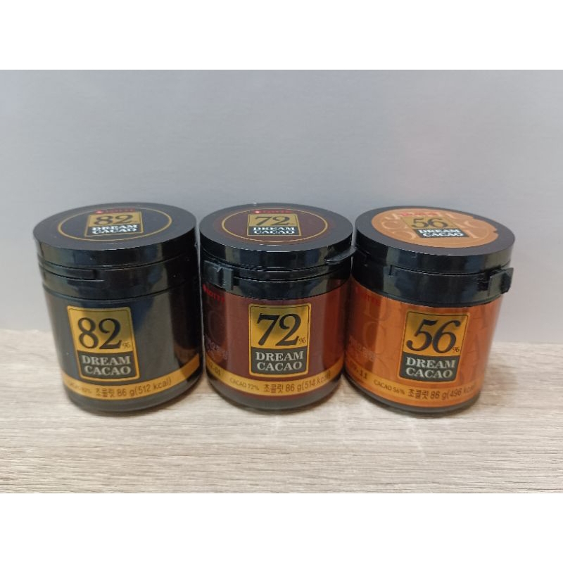 韓國樂天骰子巧克力56%72%82% 韓國樂天杏仁可可球 | 蝦皮購物