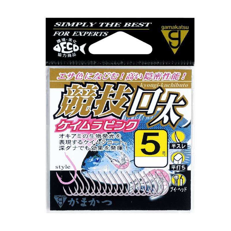 =佳樂釣具= Gamakastu 競技口太 魚鉤 磯釣 口太鉤 日本原裝進口 黑鯛 | 蝦皮購物