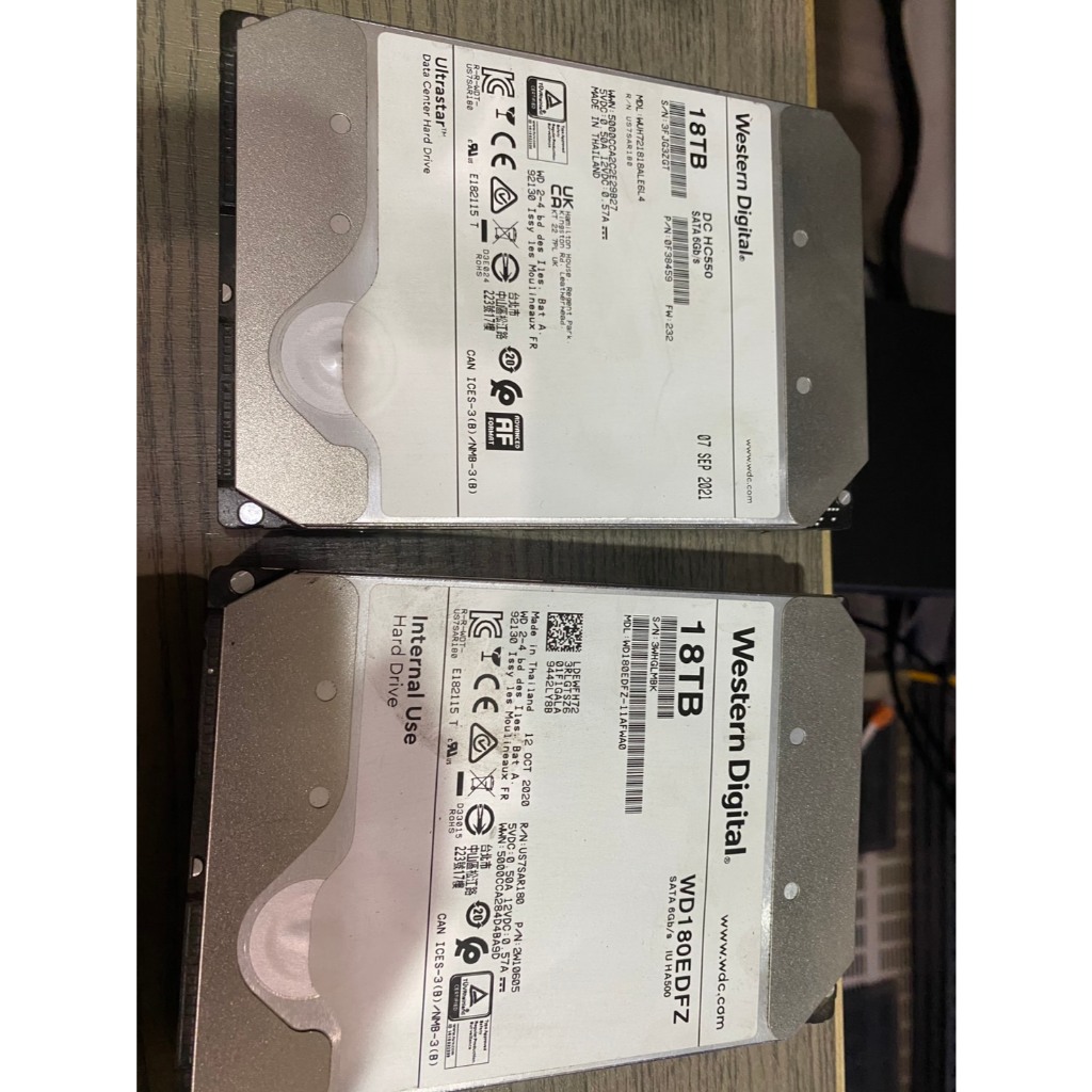 Western Digital WD HC550 18TB 氦氣硬碟 NAS企業級硬碟 | 蝦皮購物