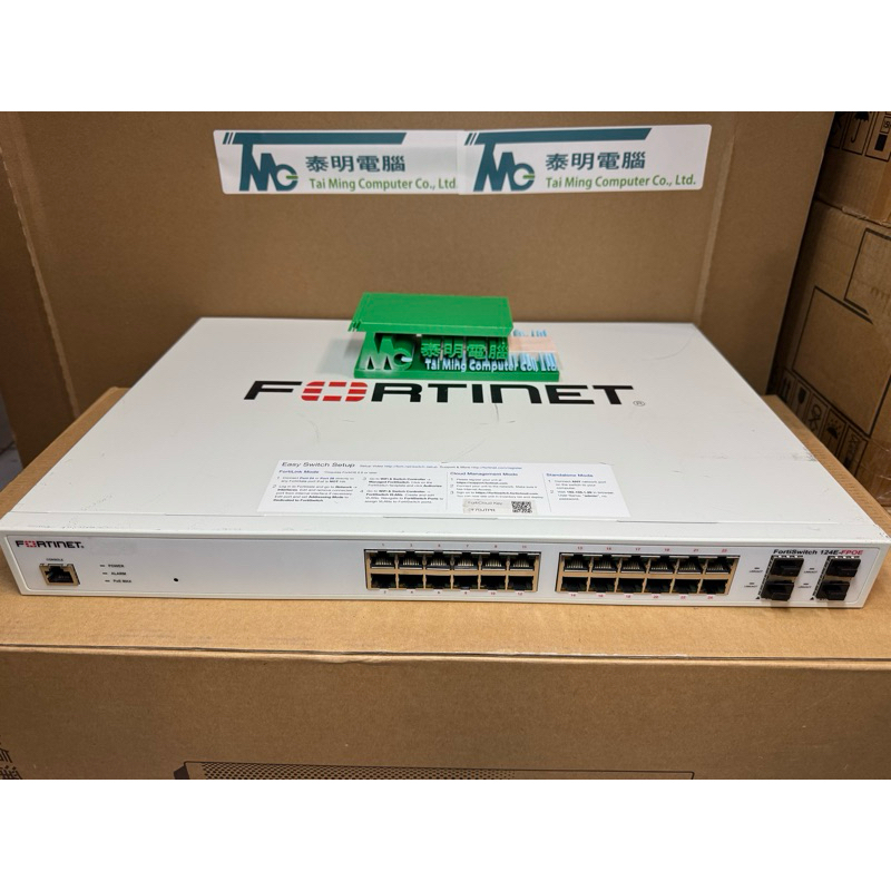 Fortinet FortiSwitch 124E FS-124E-FPOE 370W 網路交換機 | 蝦皮購物