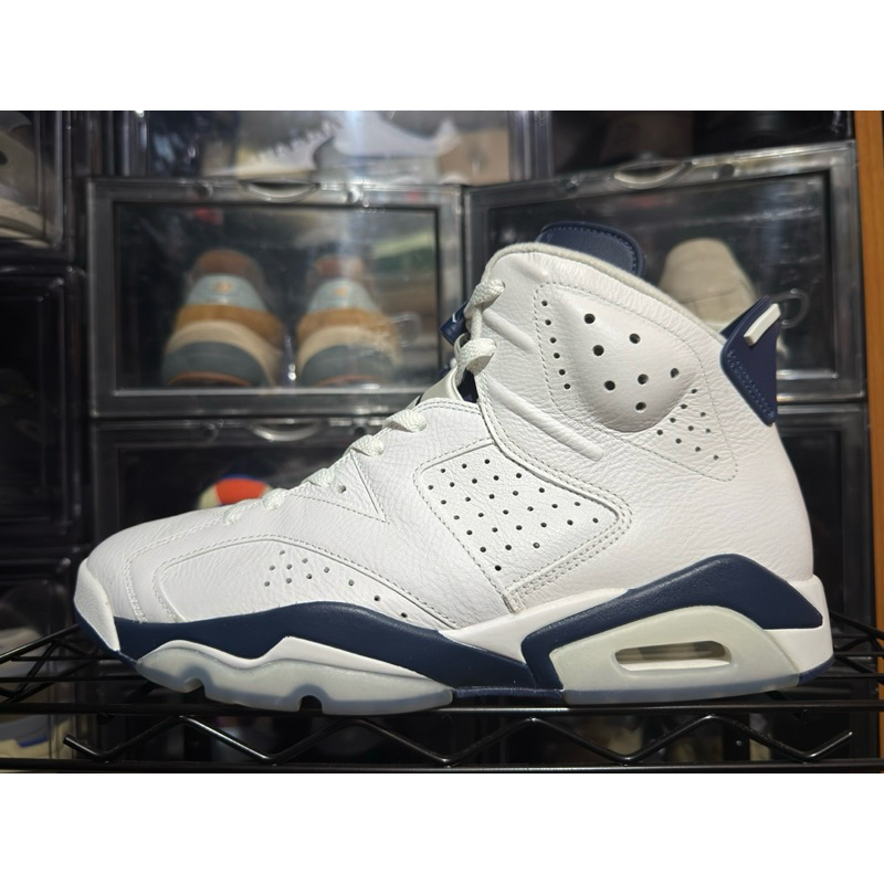 NIKE Air Jordan 6 "Midnight Navy" 午夜藍 藍白 CT8529-141 US10.5 | 蝦皮購物