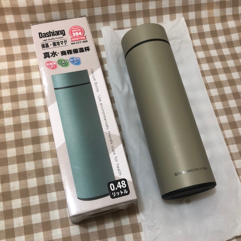 全新Dashiang 真空商務保溫杯480ML(保溫瓶 旋蓋) | 蝦皮購物
