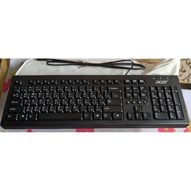 NO:2359#ACER宏碁原廠USB桌上型鍵盤PR1101V | 蝦皮購物