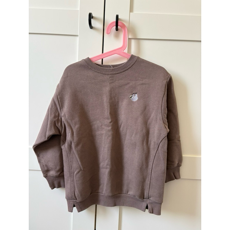 [小孩二手]PAIR MANON 120cm皖熊刺繡刷毛T | 蝦皮購物