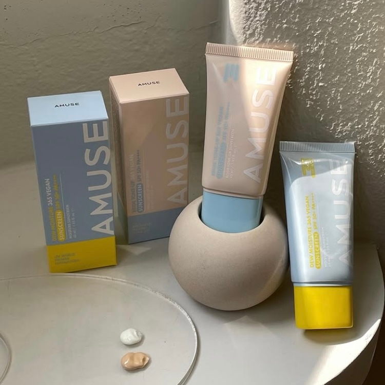 UME SHOP ️【正韓現貨】韓國 AMUSE 365純素防曬霜 防曬乳 | 蝦皮購物