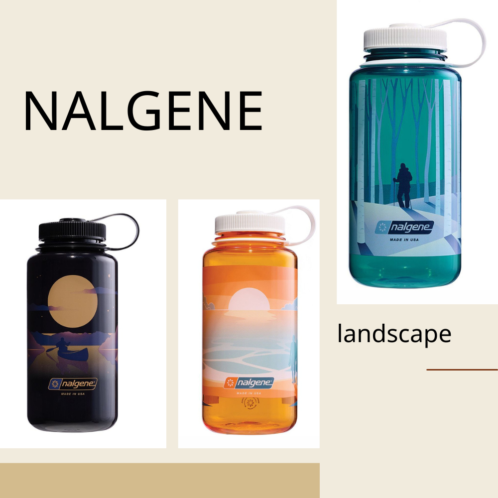 Nalgene 1000 ml 寬口登山戶外運動耐熱水壺 耐熱95度-andscape風景系列-現貨/蝦皮代開電子發票 | 蝦皮購物