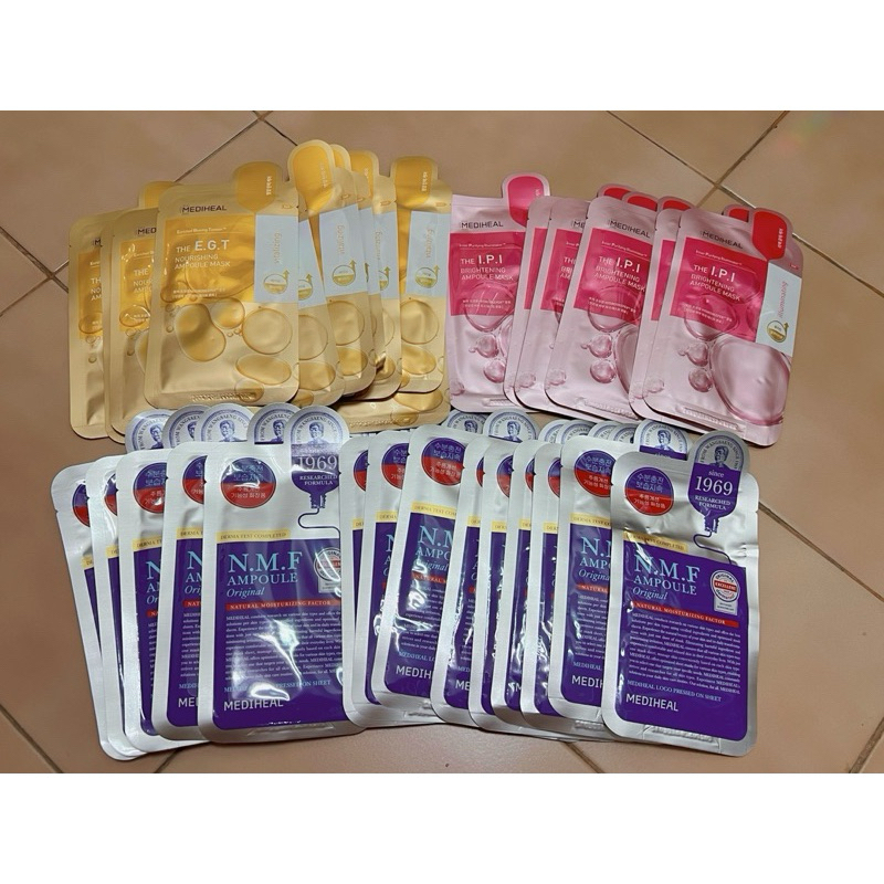 韓國 正貨 MEDIHEAL 美迪惠爾 面膜 安瓶面膜 NMF IPI EGT 保濕面膜 補水 | 蝦皮購物