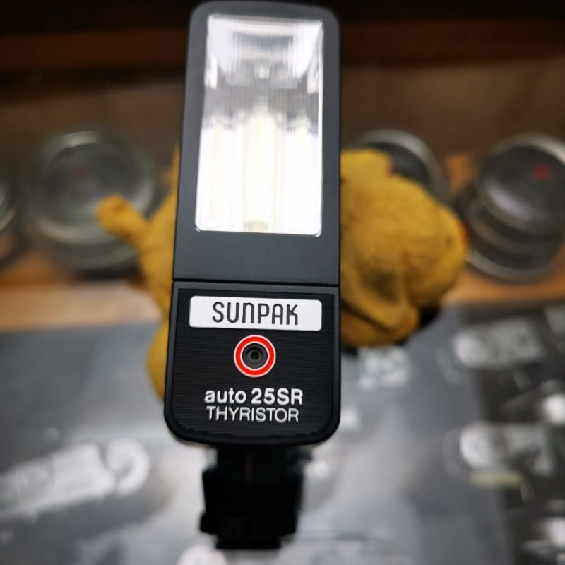 Sunpak Auto 25SR Thyristor單點閃燈有A檔各廠牌底片數位皆可使用, 自帶pc線 | 蝦皮購物