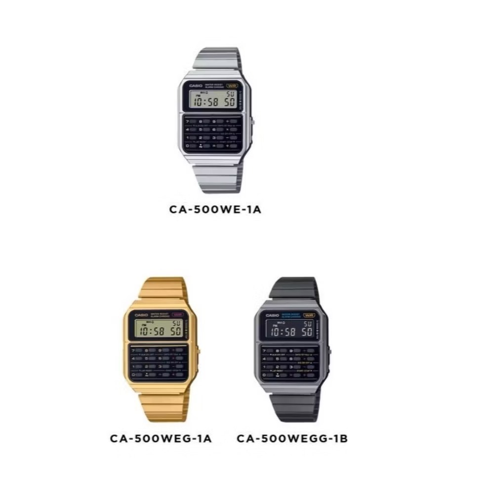 【KARAFURU】CASIO歷久不衰熱銷錶款計算機功能CA-500WE-1A CA-500WEG-1A CA-500W | 蝦皮購物