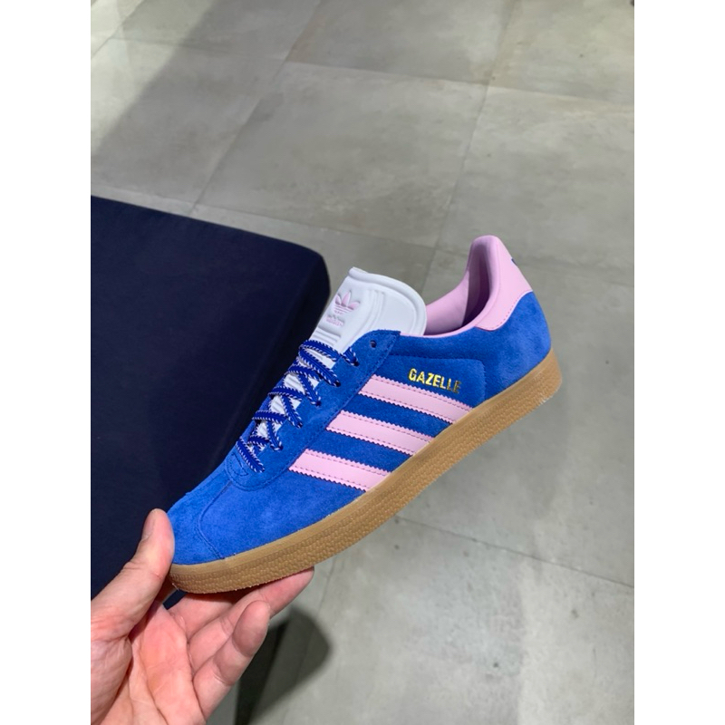 現貨 Adidas Gazelle W 藍 粉 膠底 復古 休閒鞋 女鞋 JH7219 | 蝦皮購物