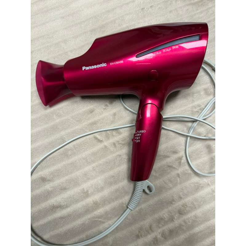 Panasonic 國際牌 桃紅吹風機 奈米水離子 eh-cna98 na98 eh-na98 nanocare | 蝦皮購物