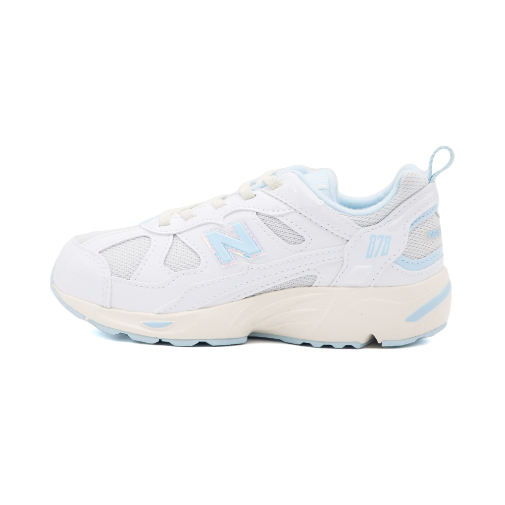 New Balance 878 NB 878 套入式 運動鞋 中童鞋 亮皮 白 S1340 (PV878AC1) | 蝦皮購物