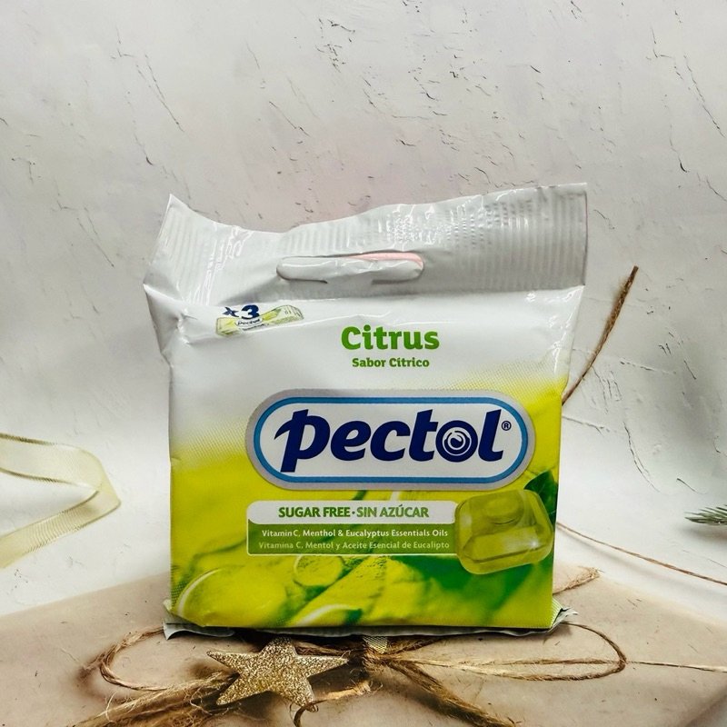 [開麥啦。]西班牙 Pectol 無糖薄荷糖/Pectol Extra無糖薄荷糖 3條入（包）兩款供選 | 蝦皮購物