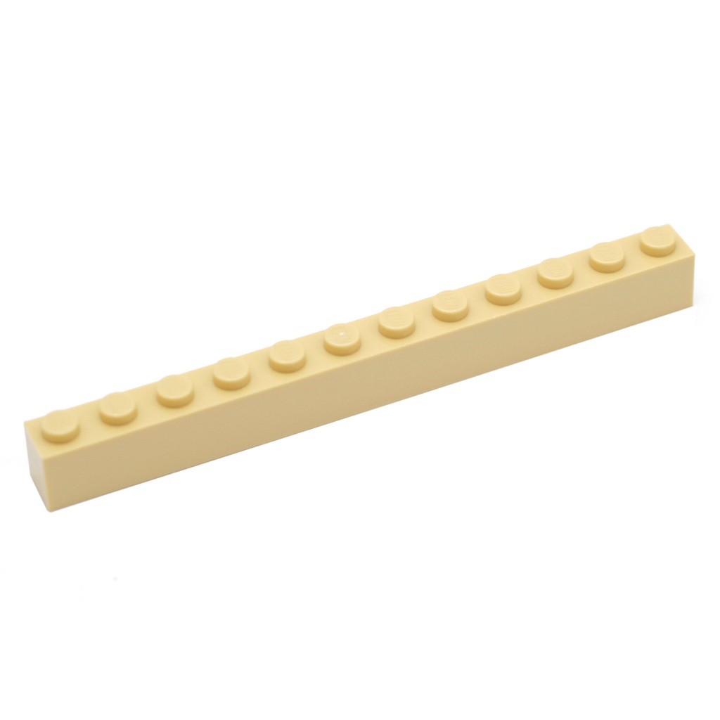 COOLPON｜這是樂高®LEGO®的正版零件 砂色 Brick 1x12 磚 6112 6075179 | 蝦皮購物