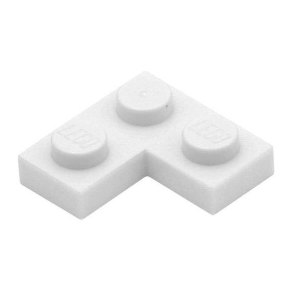 COOLPON｜這是樂高®LEGO®的正版零件 白色 轉角板 2x2 薄板 2420 63325 242001 | 蝦皮購物