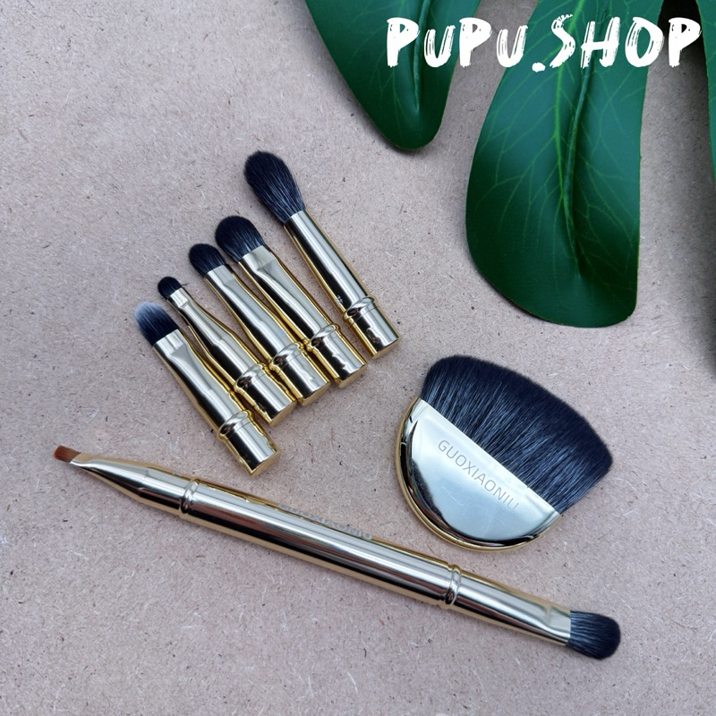 【推】Pupu.shop♡預購7/11出｜郭小妞 可拆式眼影刷組 迷你眼影刷組 分體式眼影刷 旅遊刷具組 Tang推薦 | 蝦皮購物