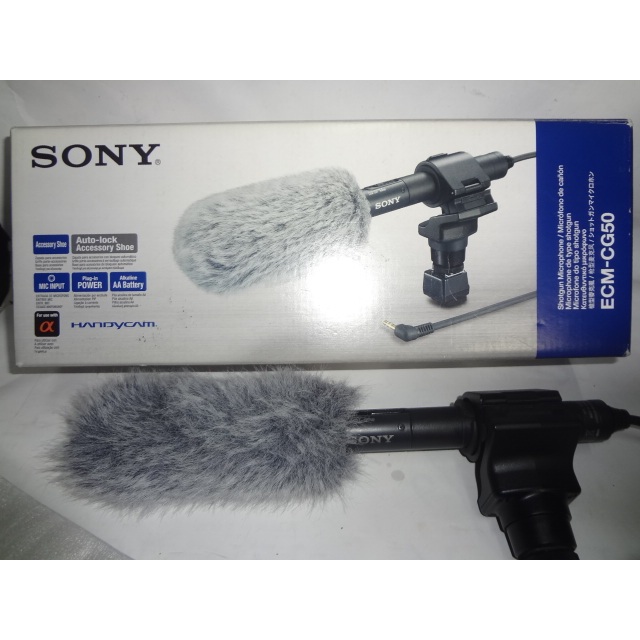 SONY ECM-CG50 高感度指向性麥克風 2手 | 蝦皮購物
