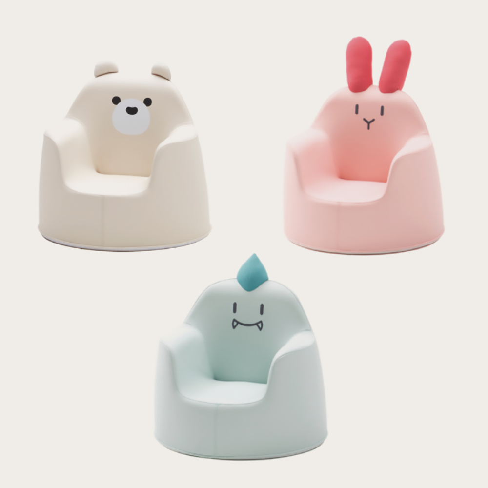 【iloom怡倫家居】ACO 人造皮革 兒童沙發 小沙發 兒童沙發椅 兒童座椅 (兔子/恐龍/小熊) | 蝦皮購物